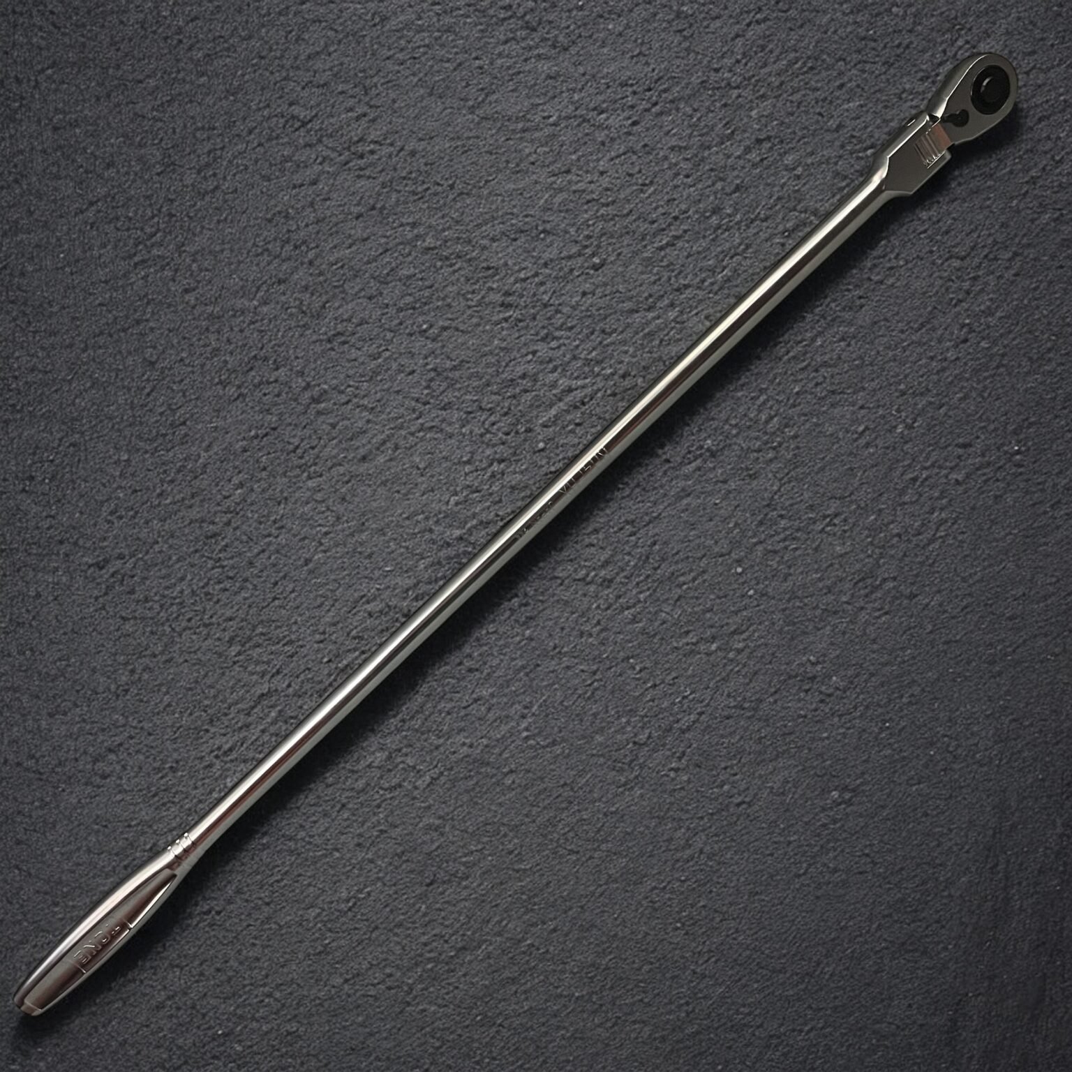 Tone RH4FHX 1/2" drive Extra-long Ratchet, Flex-head, quick-release ...