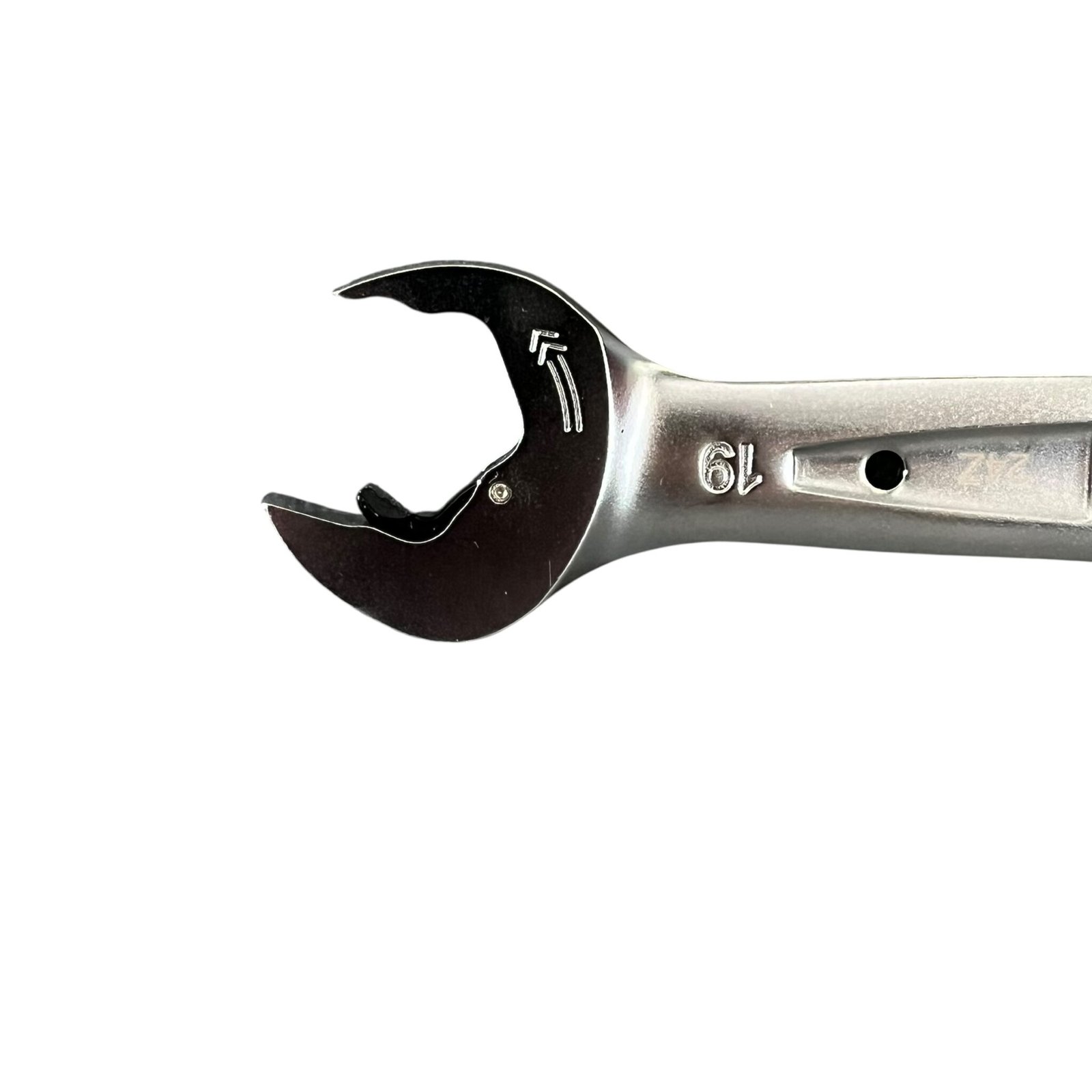 Tone RMFQ700 Flex-head ratchet wrench set with quick-ratchet open end ...
