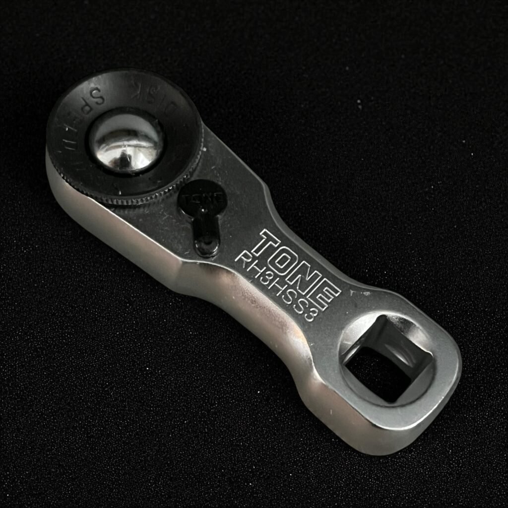 Tone RH3HSS3 Stubby ratchet handle 3/8″ drive Short Ratchet Handle ...